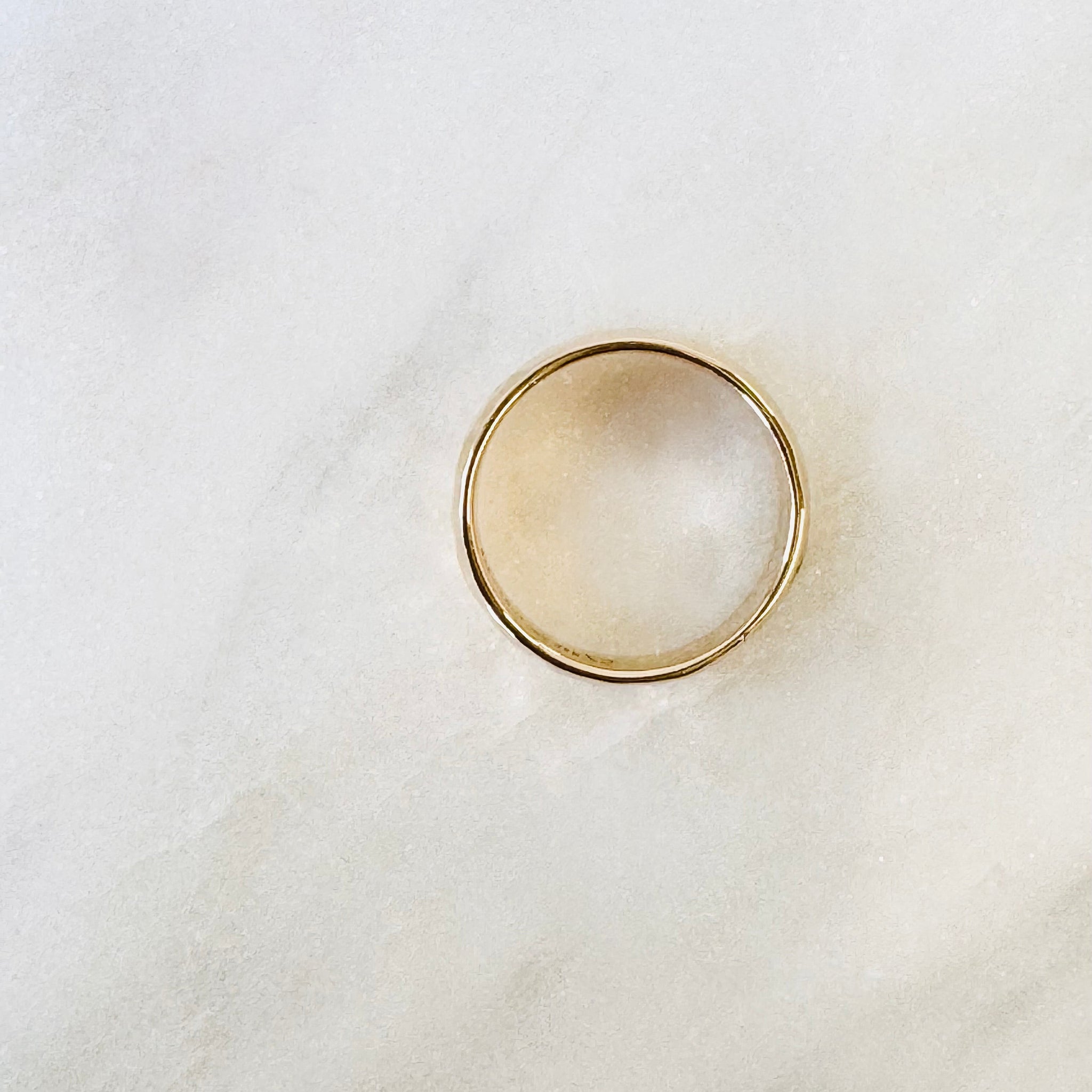9ct Yellow Gold Handmade Hammer Beaten Ring– Sargisons Jewellers
